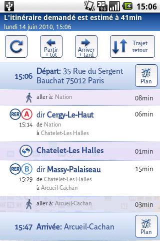 La RATP en service sur Android