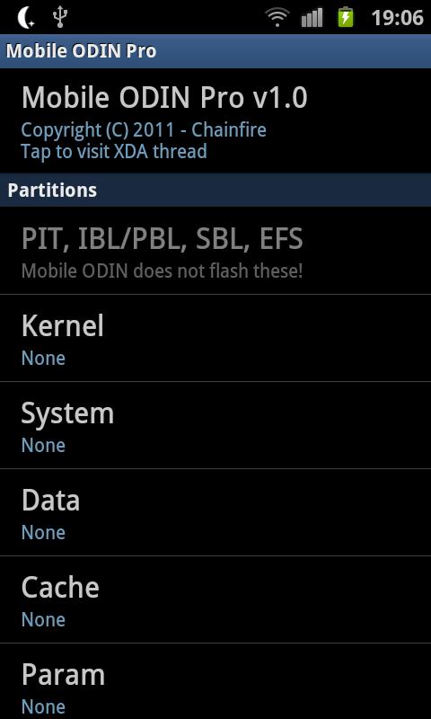 Odin Pro Mobile: Flashez directement votre appareil Samsung