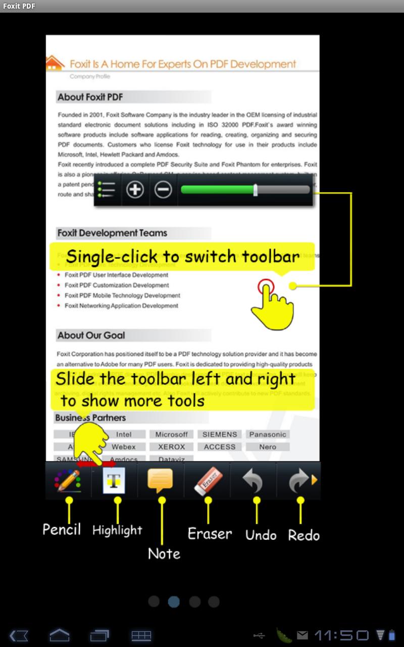 Foxit PDF Mobile: un lecteur PDF pour Android