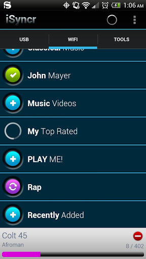 iSyncr: Synchroniser iTunes avec Android!