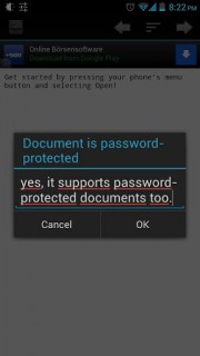 OpenDocument Reader application bureautique gratuite Android