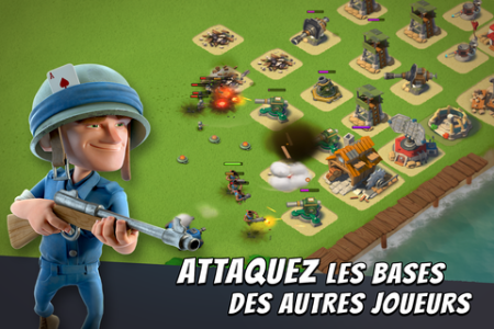 Le test de Boom Beach sur Android
