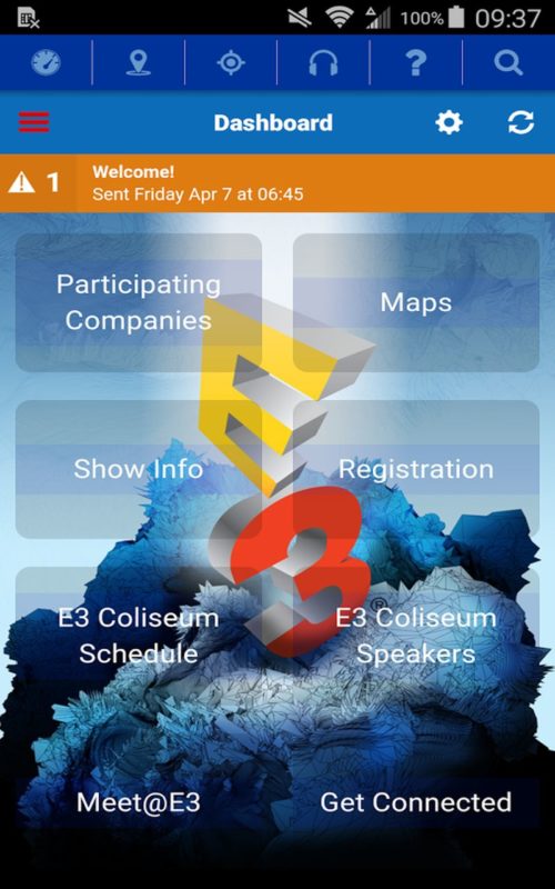 E3 2017, l'application gratuite sur Android